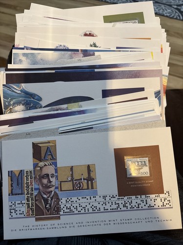 108 The History of Science and Invention Mint Stamp Collection Franklin ...