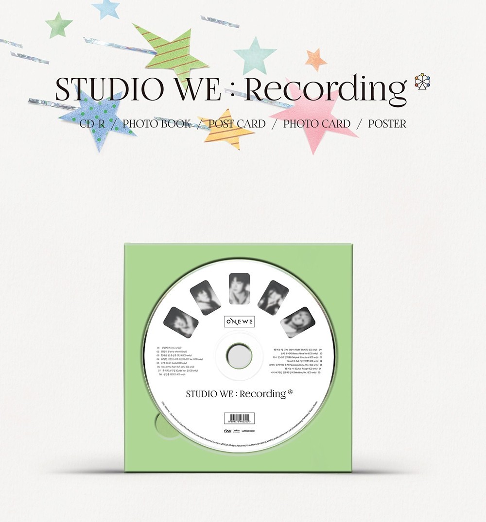 ONEWE - STUDIO WE : Recording #4 Photo Card CD K-pop Book Disc Boy Band ...