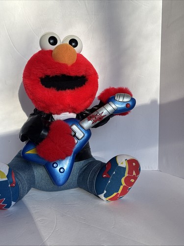 Rock N Roll Elmo Fully Working-Guitar Plays Music Sings And Shakes ...