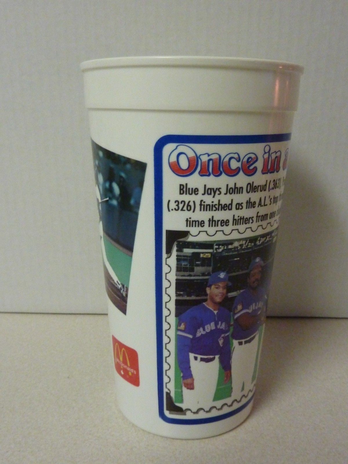 TORONTO BLUE JAYS - Souvenir Plastic Cup - Alomar/Olerud/Molitor - Top ...