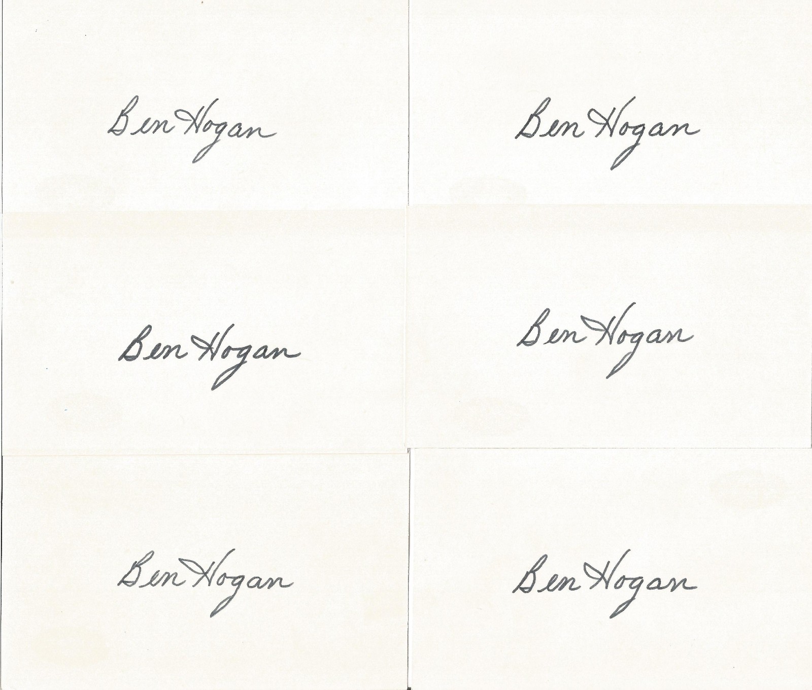 Ben Hogan Autographed Memorabilia | Signed Photo, Jersey, Collectibles ...