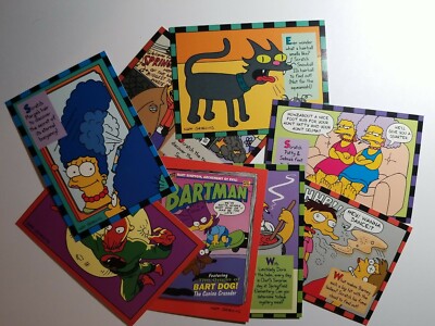 94 THE SIMPSONS TRADING CARDS, PICK YOUR CARDS TO COMPLETE YOUR SET ...