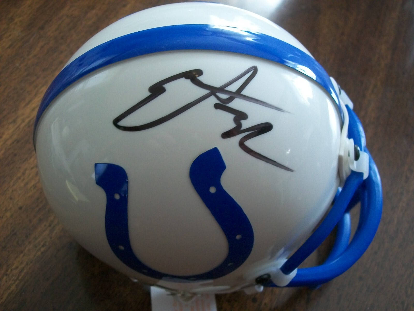 EDGERRIN JAMES HOF ROOKIE INDIANAPOLIS COLTS AUTOGRAPHED SIGNED MINI ...
