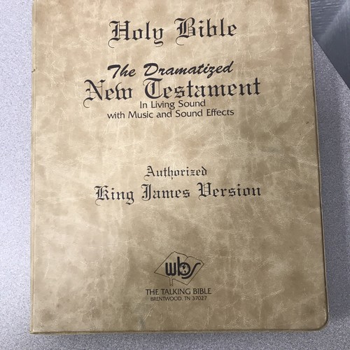The Holy Bible The Dramatized New Testament KJV World Bible Society ...