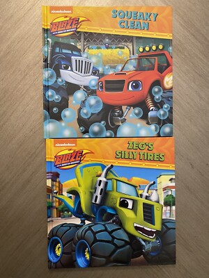 Lot of 2 Blaze and the Monster Machines Books (2017, Hardcover) | eBay