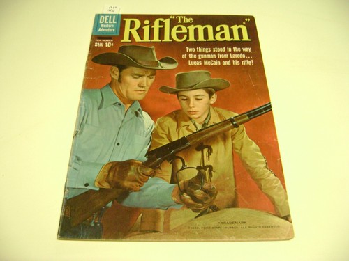 Vintage 1960 Dell Comic Book, The RIFLEMAN #2, Picture Cover, Lucas ...