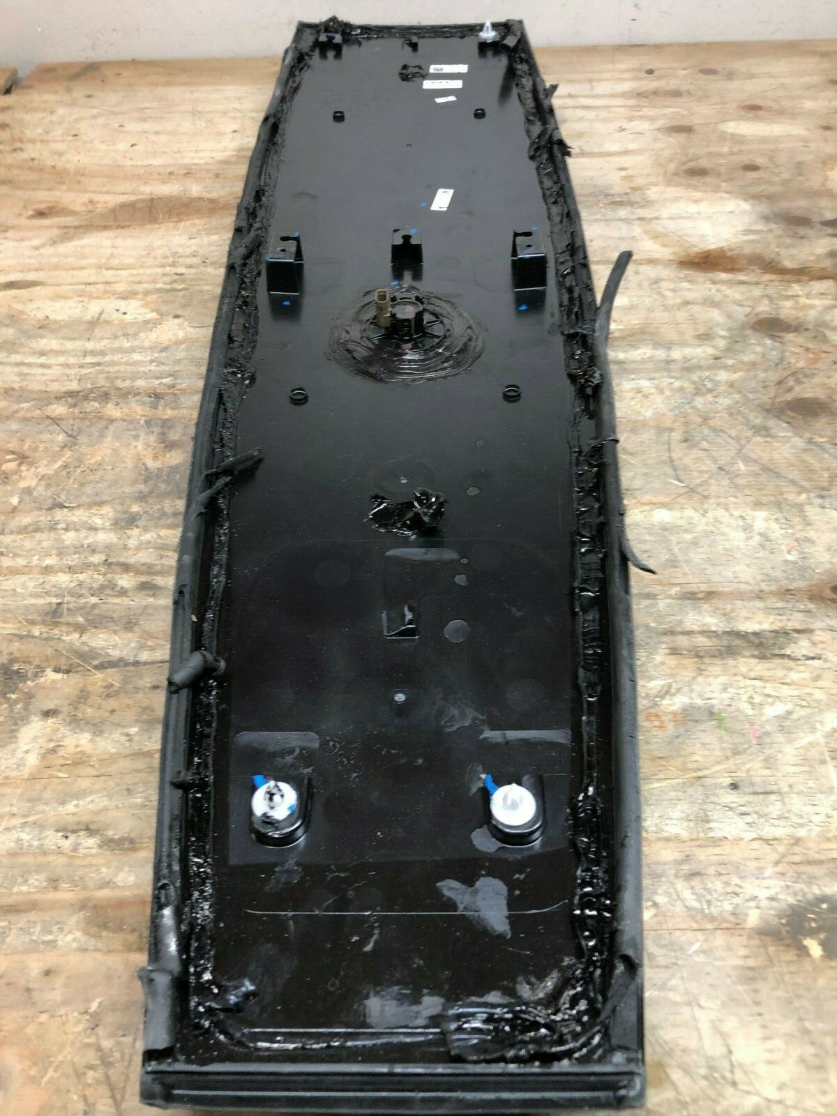 2017-2019 TESLA MODEL X ROOF GLOSS BLACK CENTER SPINE APPLIQUE 1041361 ...