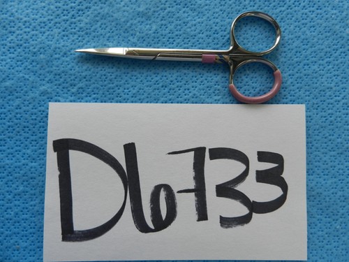 D6733 V. Mueller Knapp Sharp Straight Plastics Iris Scissors 10.2cm ...