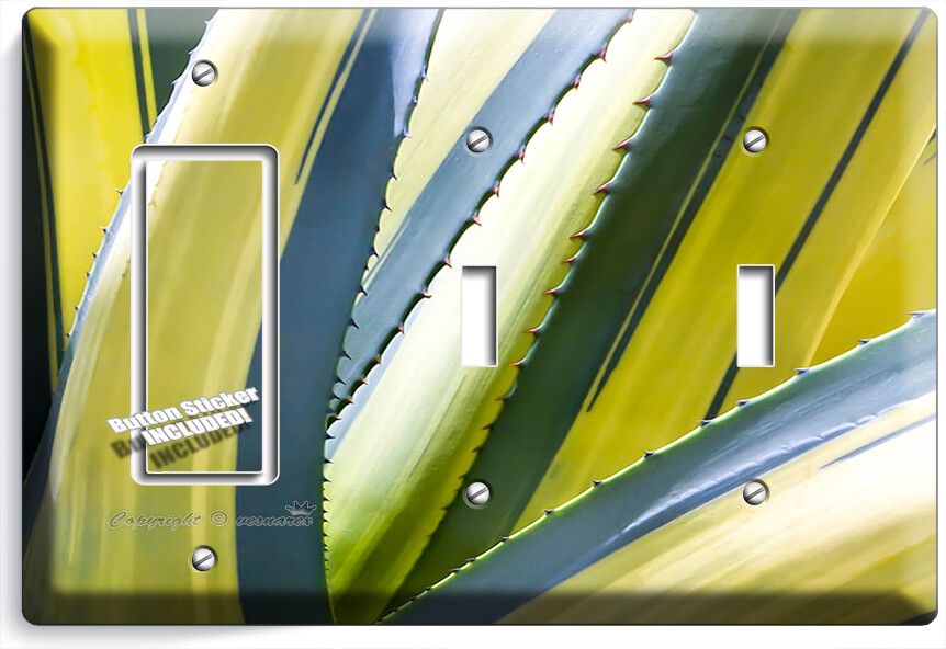 AGAVE CACTUS PLANT LIGHT SWITCH OUTLET WALL PLATES KITCHEN RESTAURANT ...