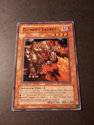 Yu-Gi-Oh! Element Saurus 1st Edition Common Card RDS-EN014 LP | eBay