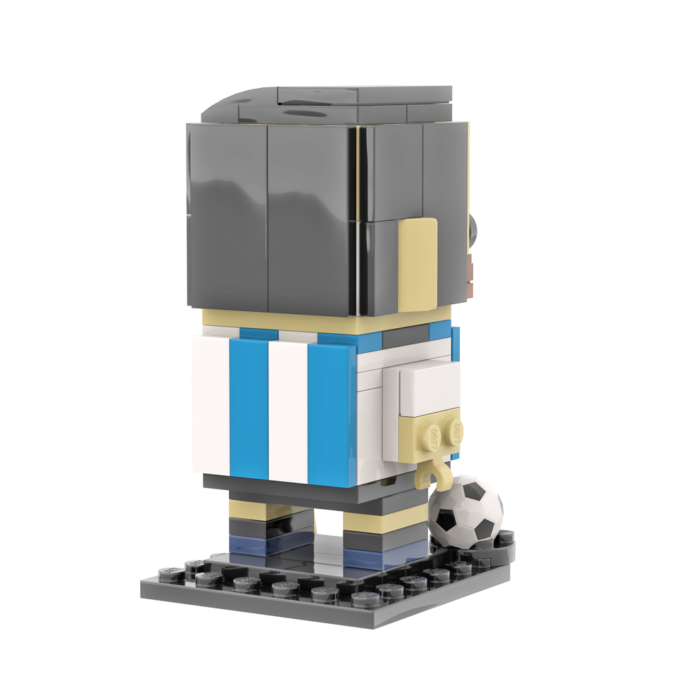 NEW - Messi -Model Brick Building Set - Soccer - Football - Argentina ...