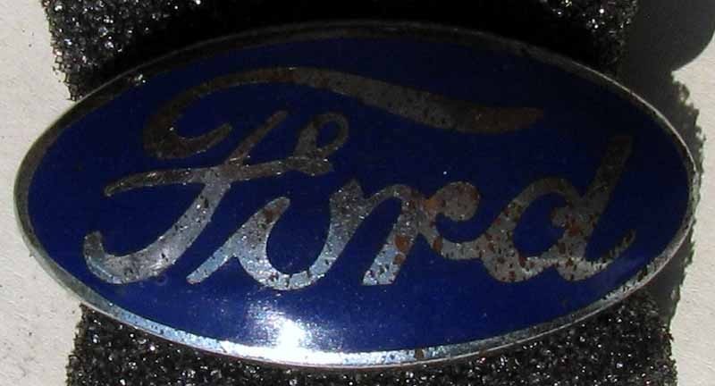 ORIGINAL OEM 1933 t0 1936 FORD V8 A CLOISONNE' EMBLEM VERY NICE #BB180 ...
