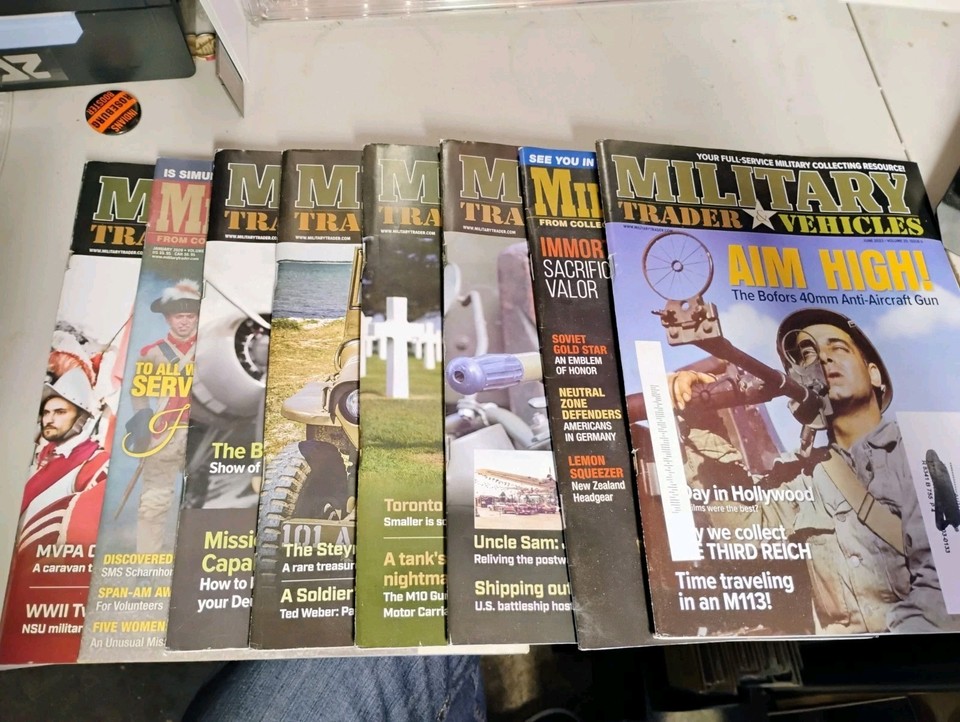 Military Trader Magazine Lot Of 35 Nice Condition Great Readers | eBay