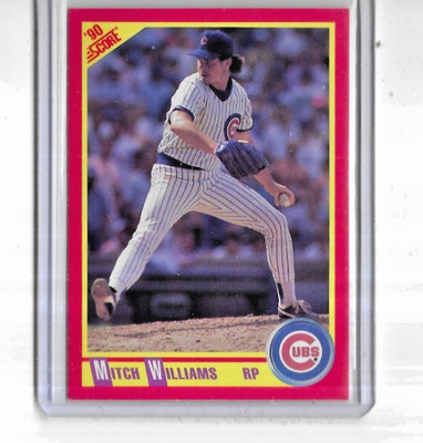 1990 Score #262 Mitch Williams Chicago Cubs | eBay