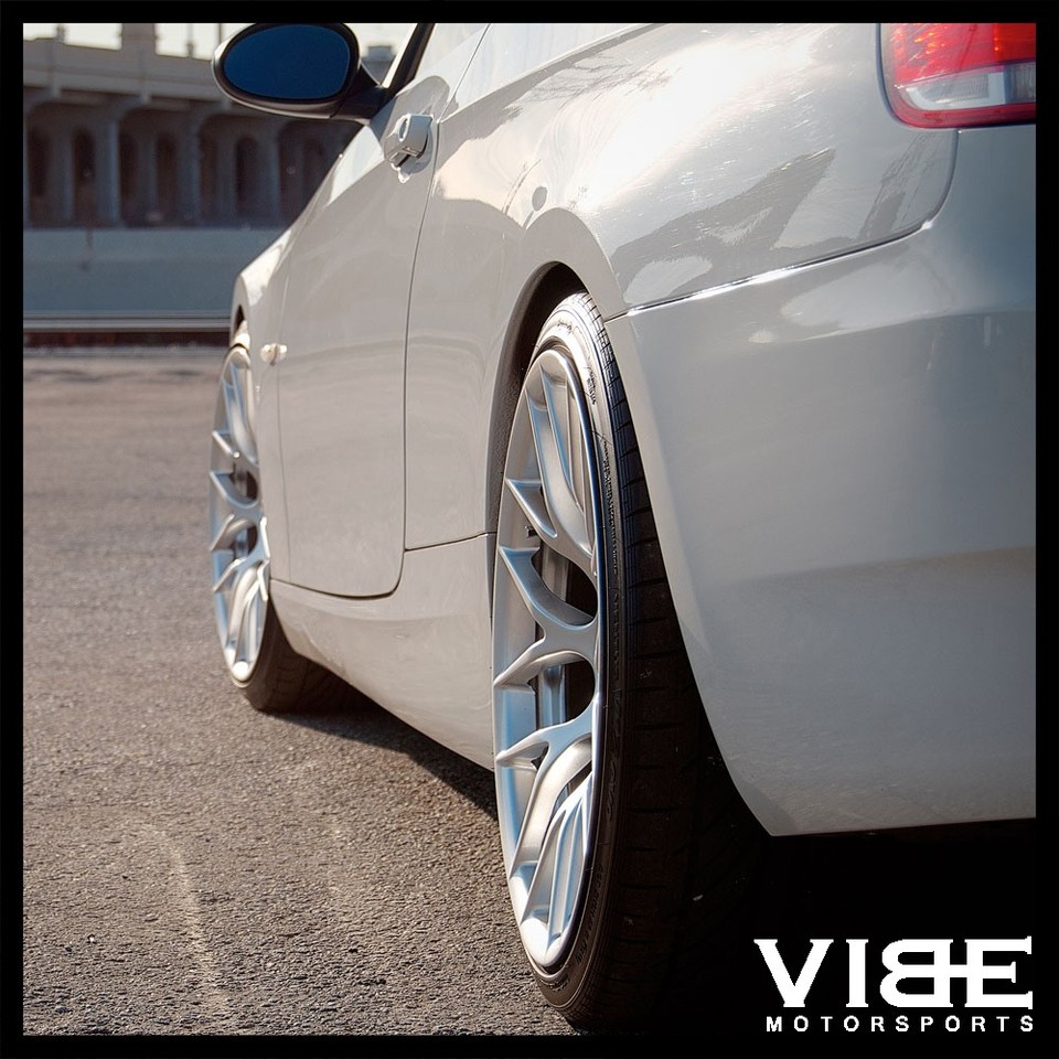 18" AVANT GARDE M359 SILVER CONCAVE WHEELS RIMS FITS BMW E90 325 328 ...