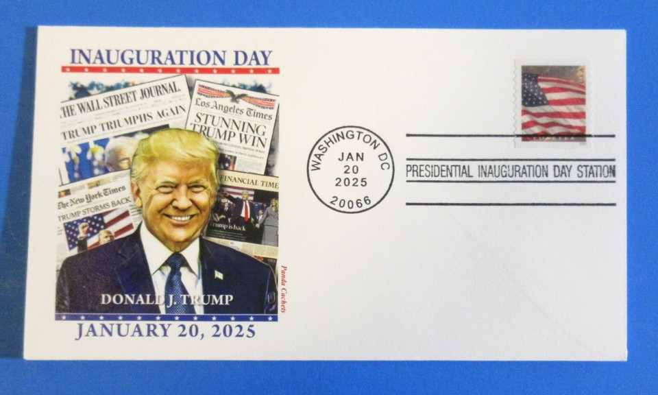 DONALD J. TRUMP 2025 60th PRESIDENTIAL INAUGURATION PANDA CACHET | eBay UK