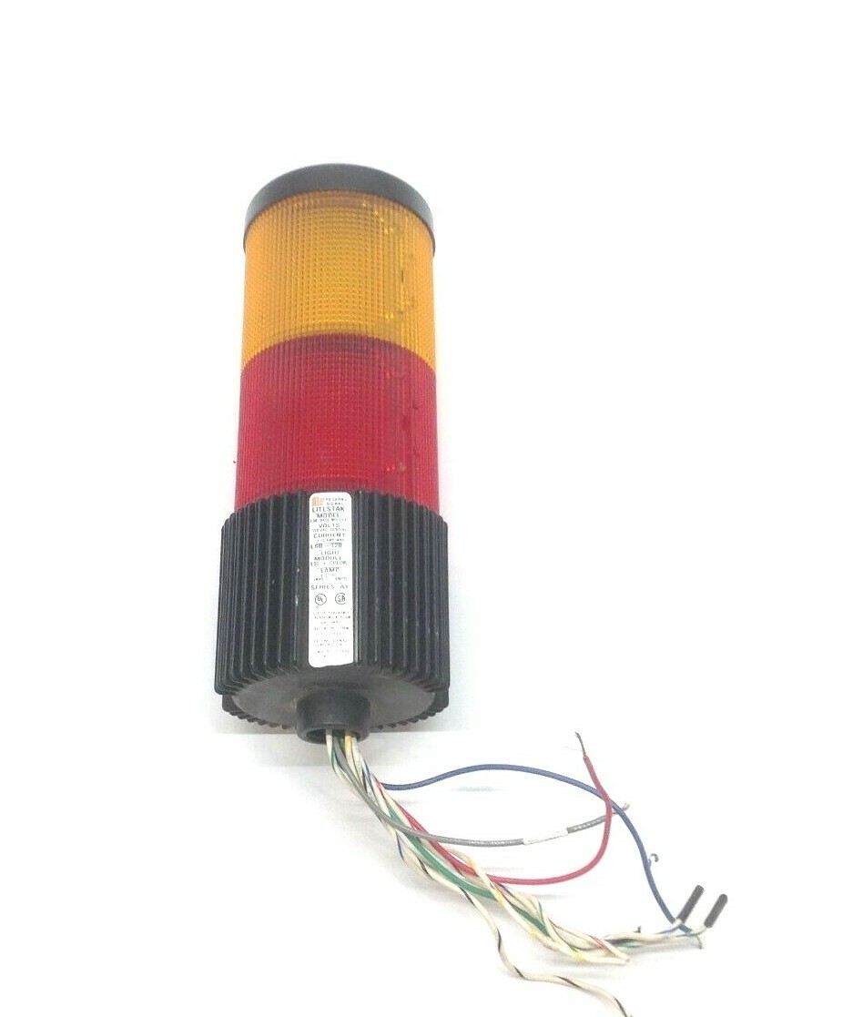 Federal Signal Litestak LSB-120 120 VAC Base Module with LSL-Red, LSL ...