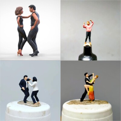 Happy Couple Dancing Scale HO 1/87 miniature figure NO PREISER | eBay