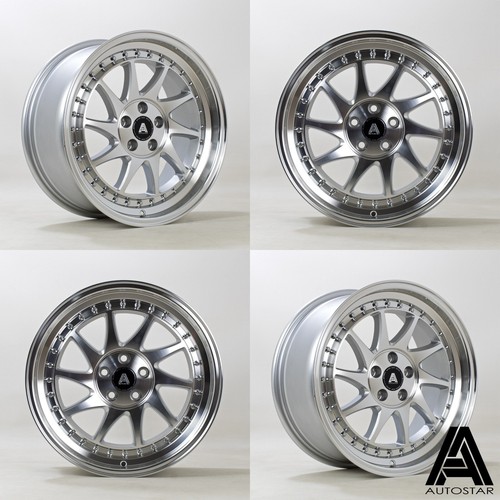 Autostar Vader 17" 8J ET35 alloys fits VW GOLF MK4 POLO AUDI TT A3 LEON ...