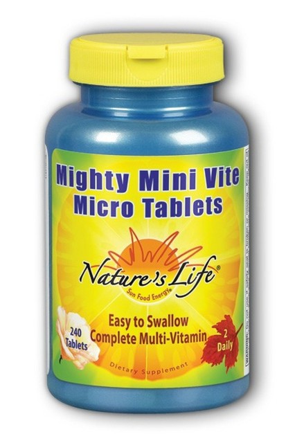 Nature's Life Mighty Mini Vite Micro Tablets 240 Count for sale online ...