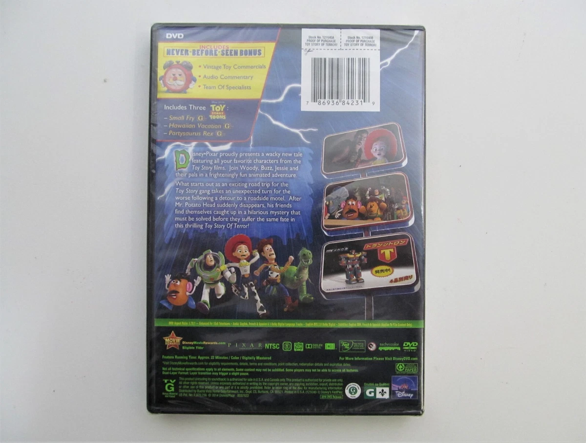 Toy Story Of Terror Dvd Cover