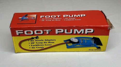 Foot Pump with Pressure Gauge- Harbor Freight Item#37544 20” Hose ...