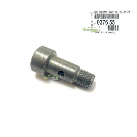 VIS RACCORD GRAISSAGE D’HUILE TURBO CITROEN 037655 ORIGINE AUTRE ...