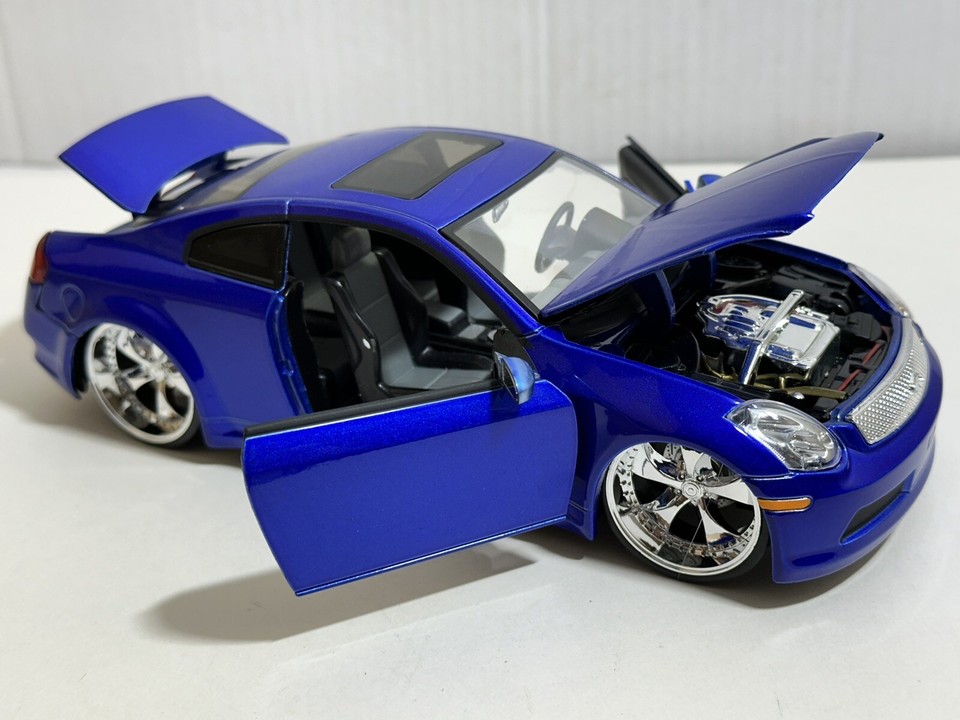 JADA DUB CITY INFINITI G35 CANDY PURPLE 1:24 DIECAST MODEL CAR NEW NO ...