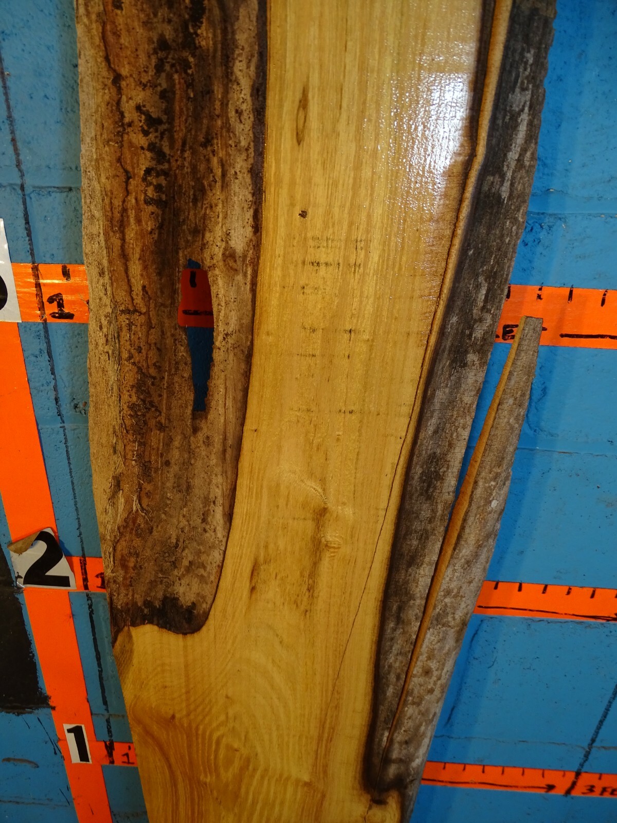 # A149 13/16" thick Black locust plank Slab lumber craft shelf table ...