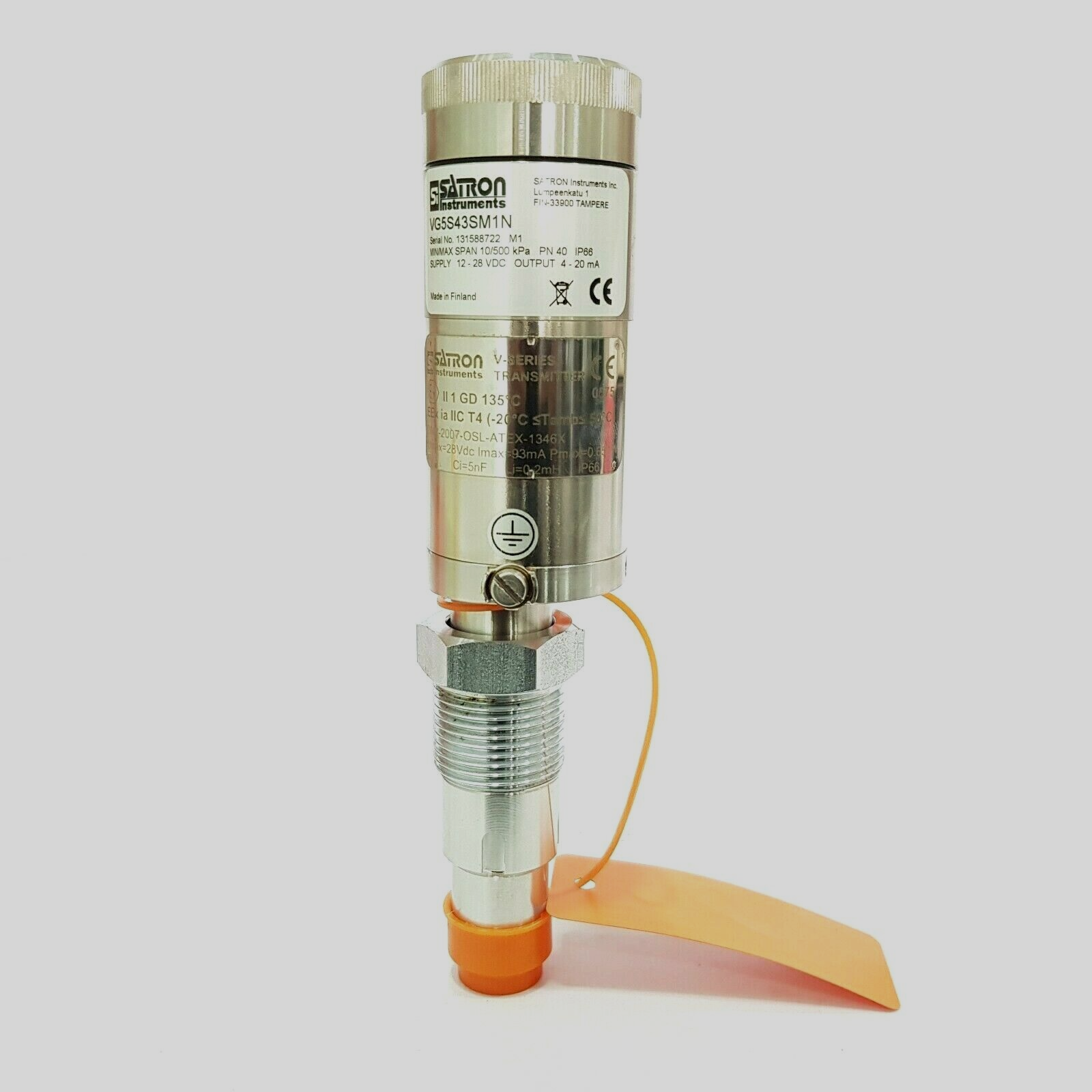 SATRON INSTRUMENTS VG5S43SM1N PRESSURE TRANSMITTER | eBay Australia