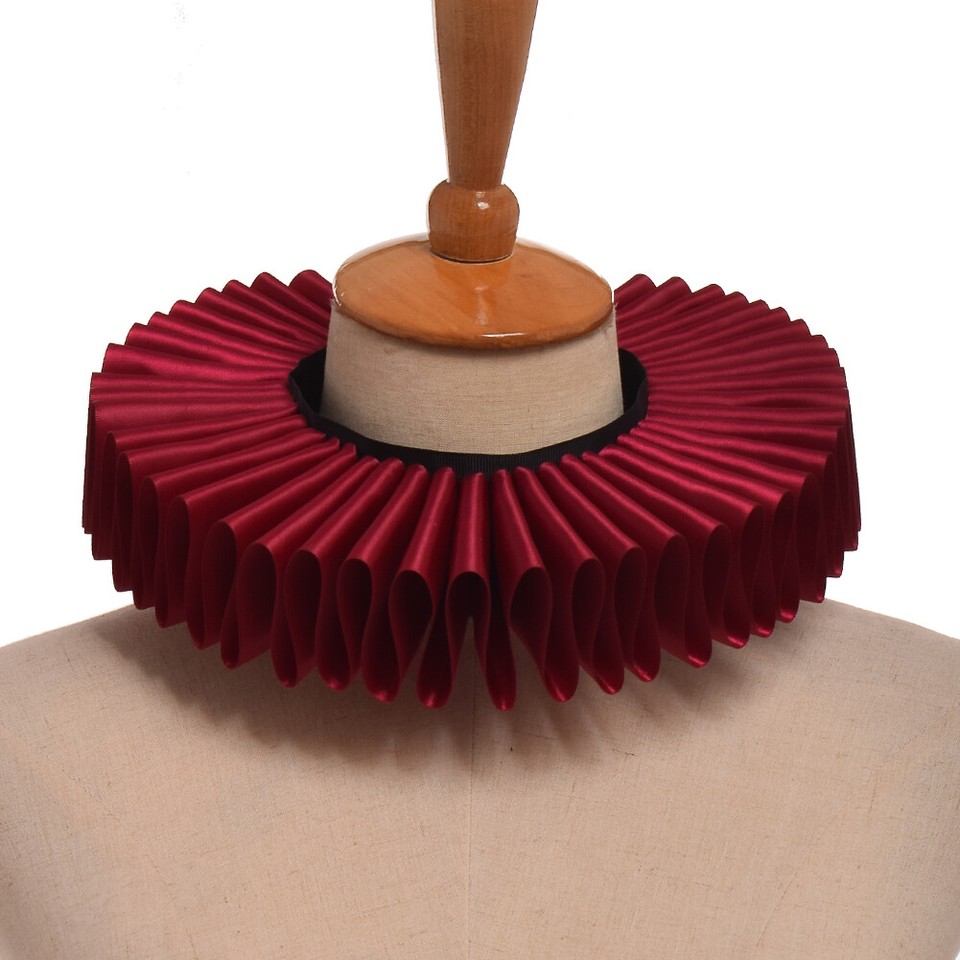 Renaissance Ruff Collar Unisex Halloween Collar Elizabethan Carnival ...