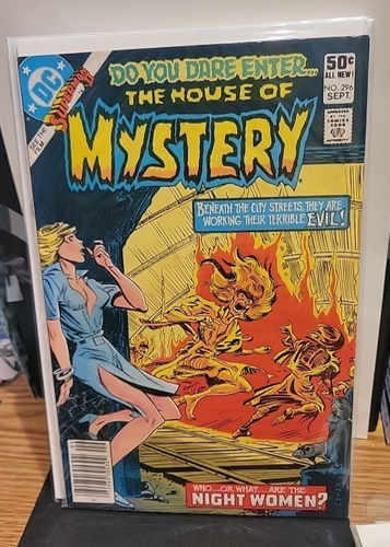 House of Mystery #296 (Sep 1981) The Night Women - Horror Comic - DC ...