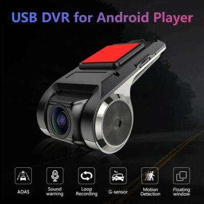 USB Car DVR Camera Recorder HD Dash Cam ADAS For Android DVD GPS ...