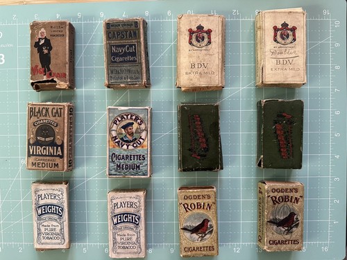 Collection of 12 Vintage Empty Cigarette Packs / Boxes | eBay