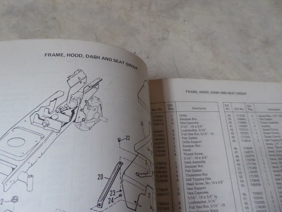 Betriebsanleitung und Ersatzteilliste Simplicity Yeoman 637 ...