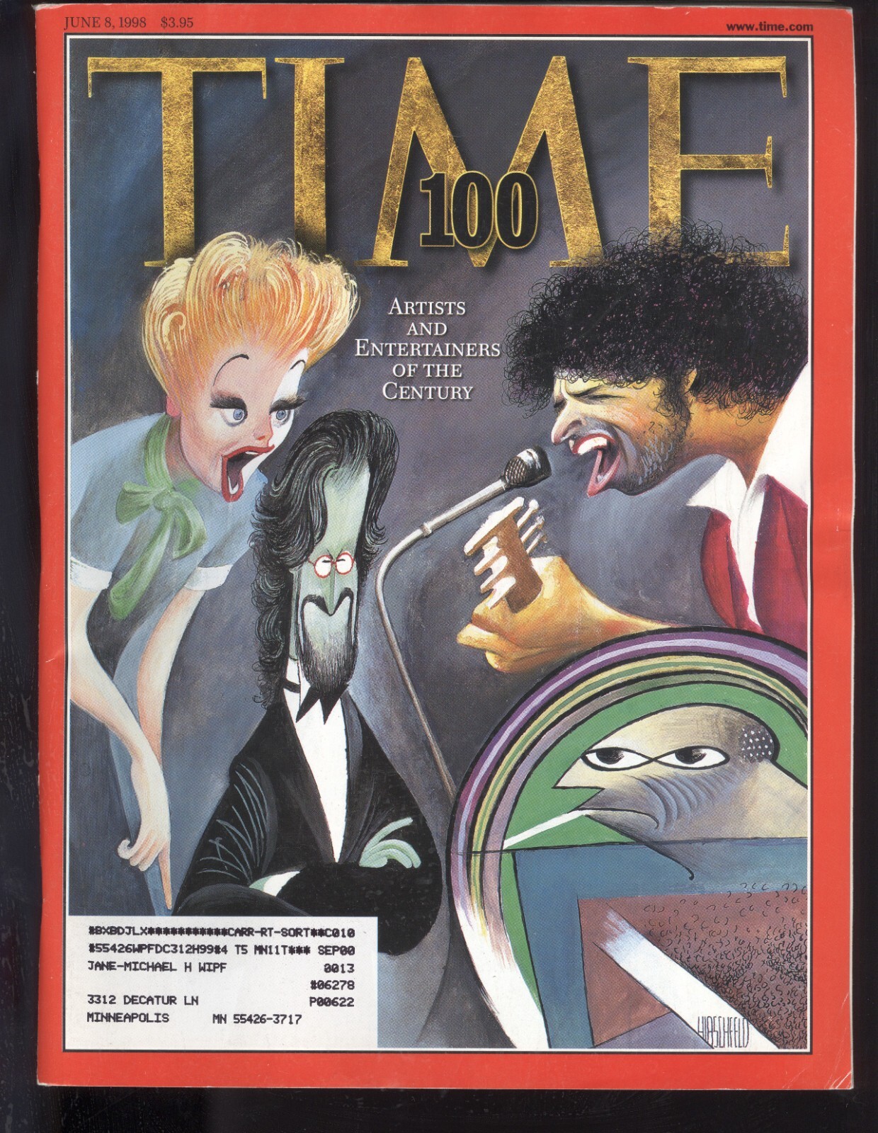 1998 Time Magazine: 100 Most Influential People - Artists ...