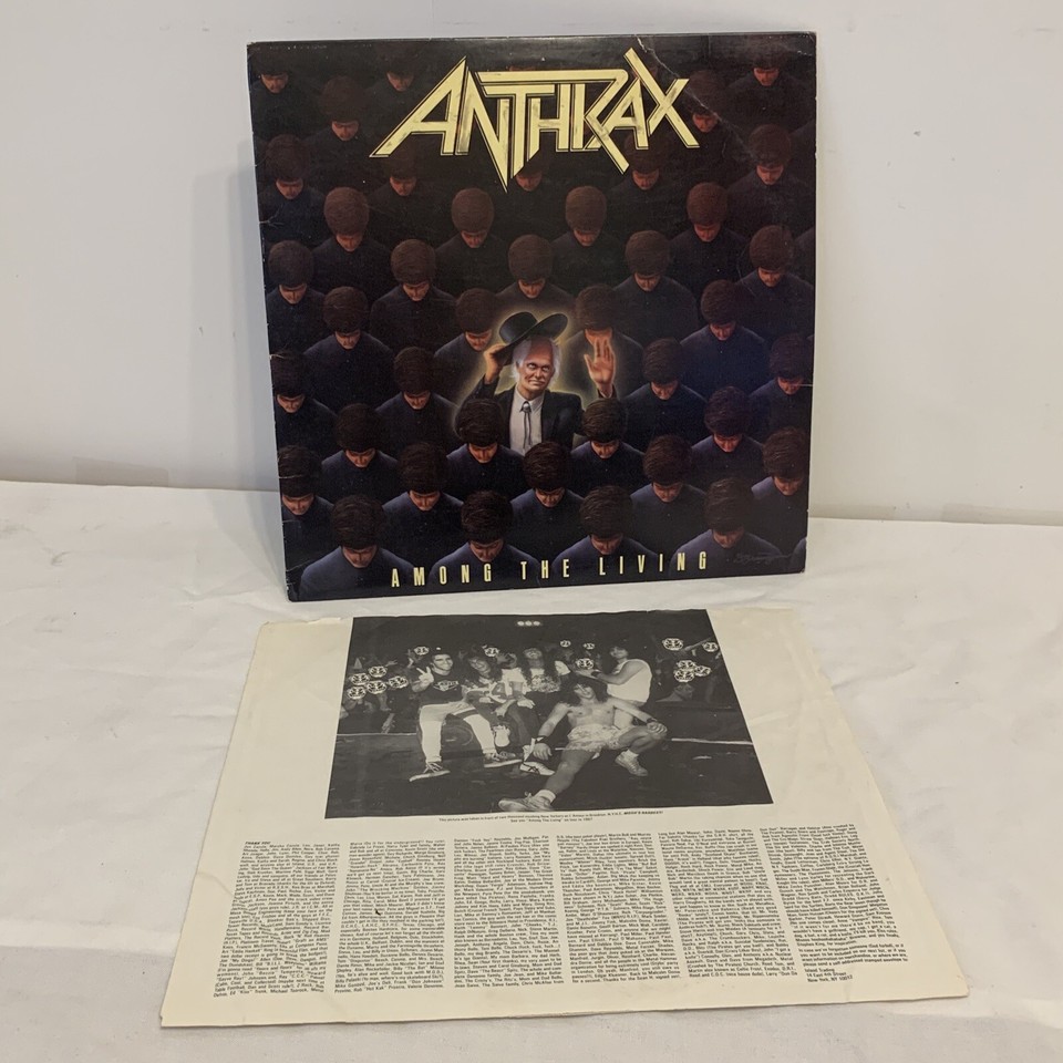 Anthrax Among The Living 90584-1 Vinyl 1997 Lp Mega force Island Record R5 | eBay