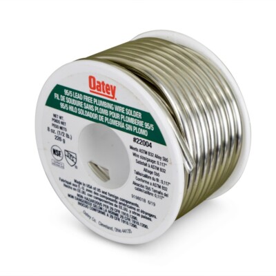 95/5 Lead Free Plumbing Wire Solder, 1/2 lb spool | eBay