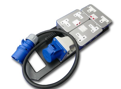 Stage Power Event Film Distro 16A Ceeform Cable In/16A Chassis LoopOut ...
