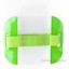 Reflective Green Arm Band Photo ID Badge Holder Vertical w/ Elastic ...