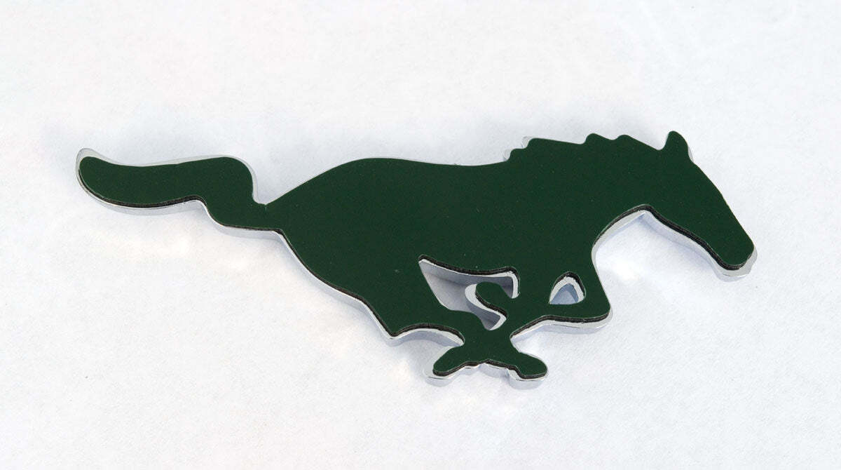 Ford Mustang Chrome Running Horse Pony 3" Emblem Dash Fender Trunk Sill ...