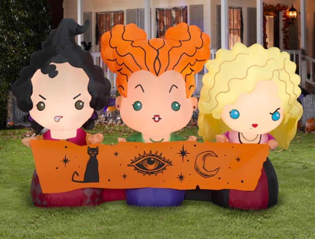 3.5' Disney Hocus Pocus Sanderson Sisters Airblown Yard Inflatable New ...