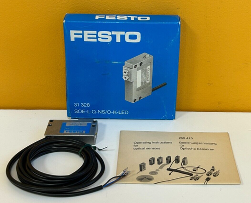 Festo SOE-L-Q-NS/O-K-LED 10-30 VDC, 200 mA, Opto-electric Diffuse ...