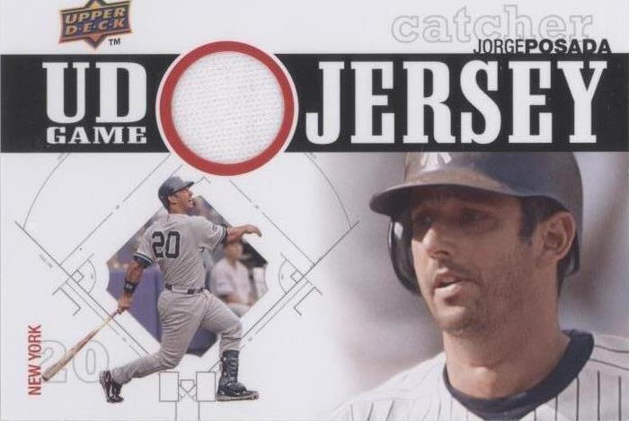 2010 Upper Deck - Ud Game Jersey Jorge Posada #UDGJ-PO (MEM) for sale ...