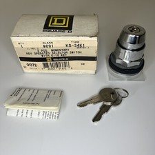 Square D 9001KS43K Keyed Selector Switch 3 Position Maintained E10 for ...