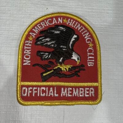 North American Hunting Club Official Member Patch 3-1/8" x 3-1/2" | eBay