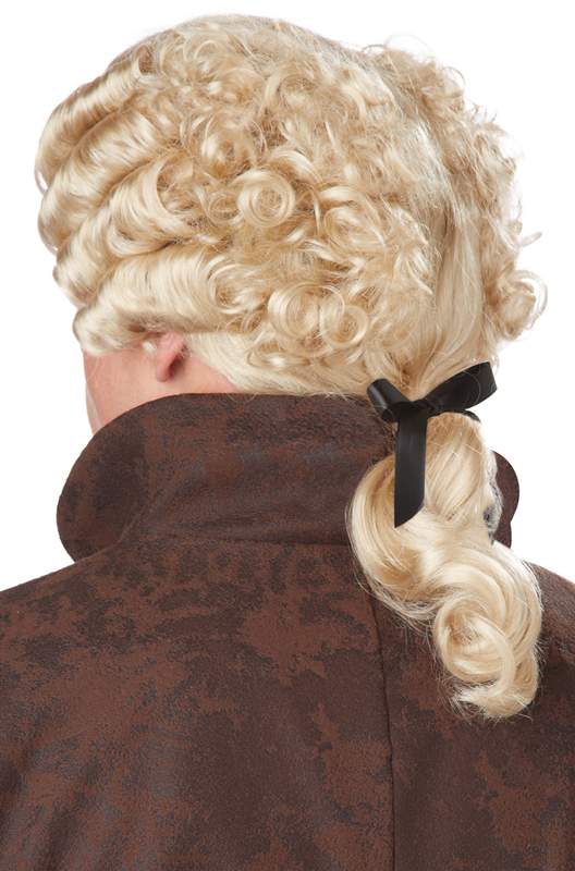 18th Century Peruke Colonial British Judge Halloween Costume Wig ...