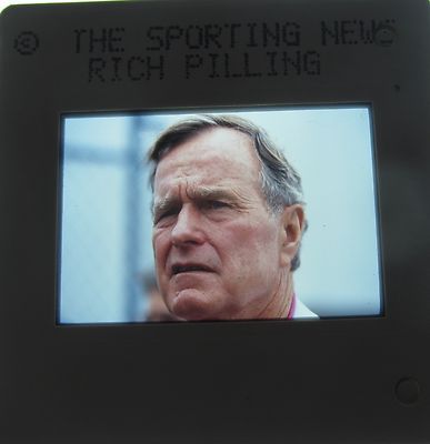 PRESIDENT GEORGE H W BUSH 41 CIA NAVY "Bush the Elder" YALE ORIGINAL ...