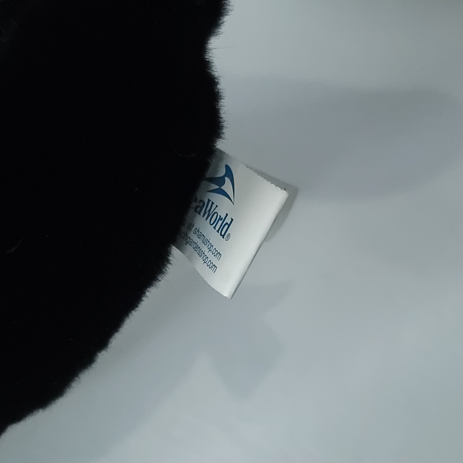 Sea World Shamu Killer Whale Plush Stuffed Animal Black 17" Floppy Tail ...