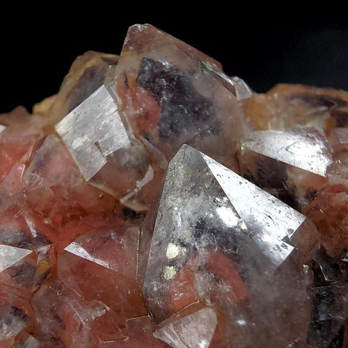 OUTSTANDING RED HEMATITE QUARTZ CRYSTALS WITH PYRITE INCLUSIONS | eBay